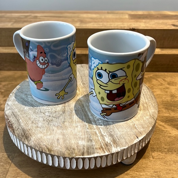 Viacom | Dining | Viacom Spongebob Mugs 2 | Poshmark